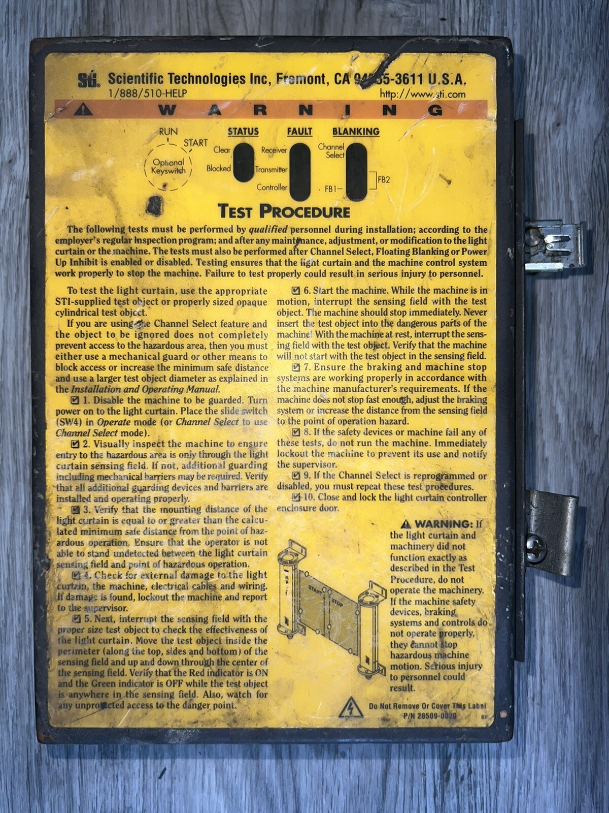 STI 70027-1000, LCC-FB-AC1-U CONTROLLER P/N 28509-0020 (A9D) | eBay