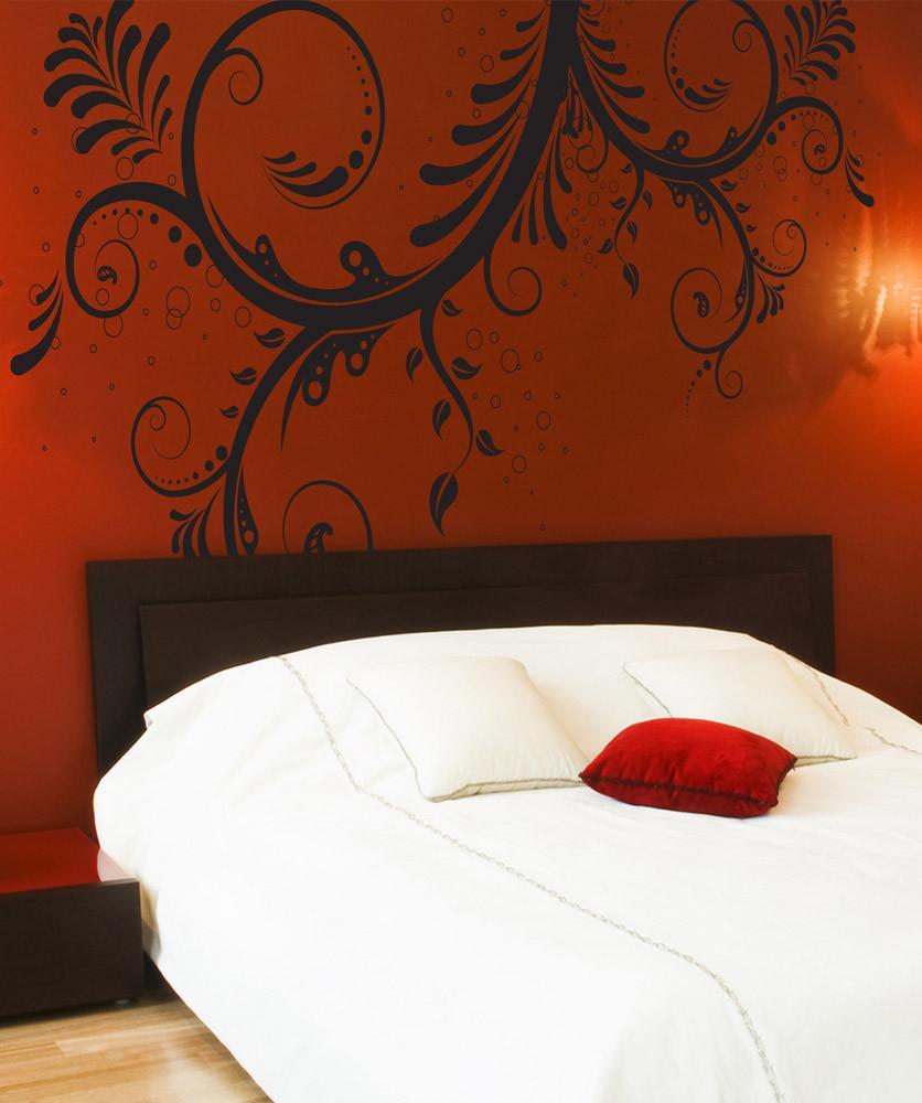 Stickerbrand Flower Floral Swirl Wall Decal Sticker. Multiple Colors ...