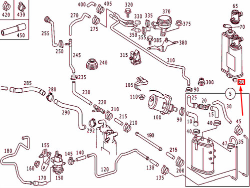 NEW MERCEDES-BENZ S W220 ACTIVATED CHARCOAL FILTER A2204700559 OEM NO🇺🇸 ...