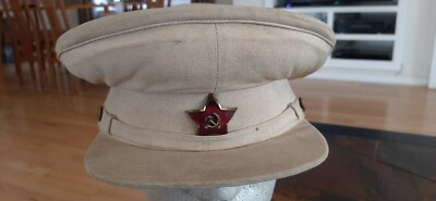 Soviet M1935 Red Army Commanders Summer Dress Visor Hat | eBay