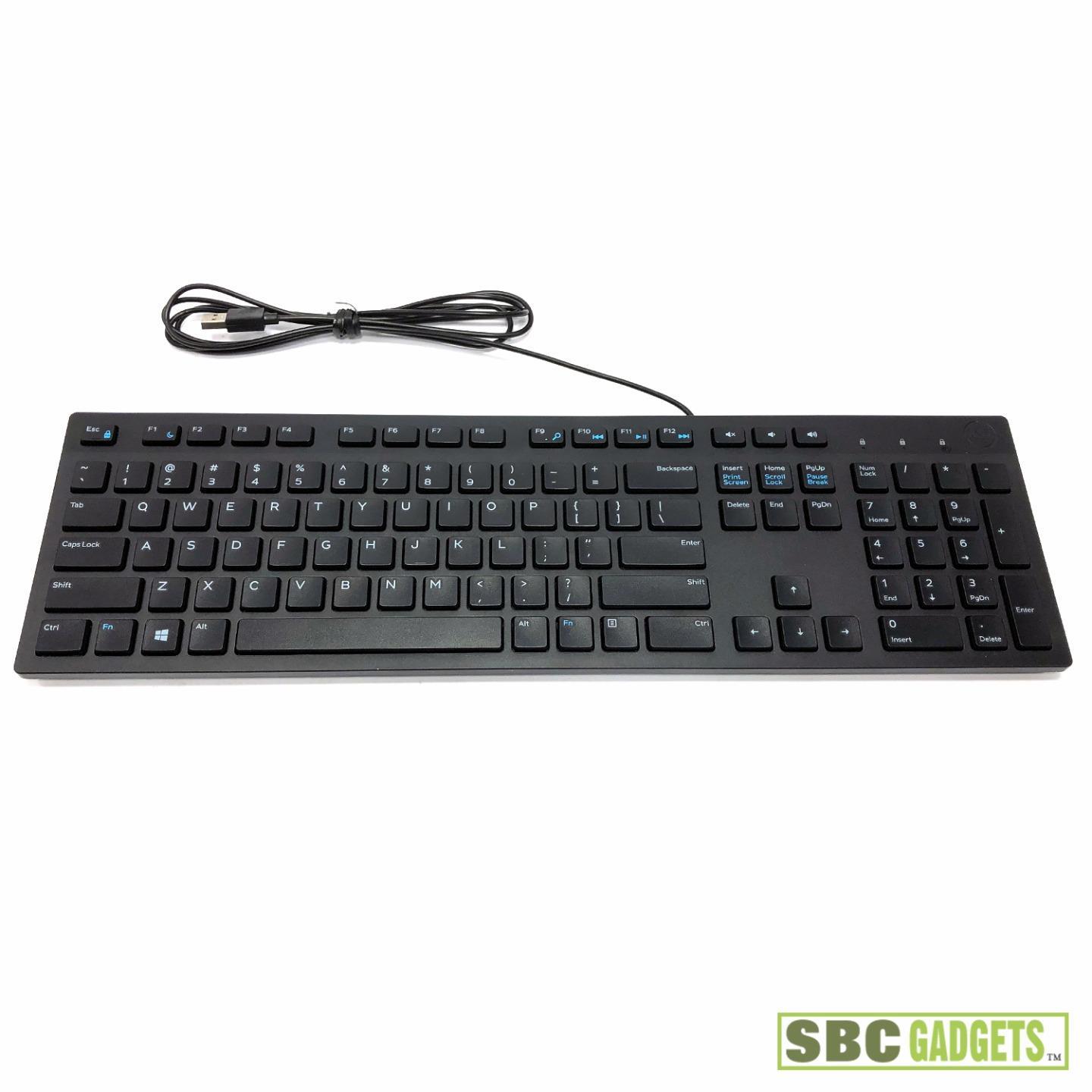 Dell KB216t Desktop Computer USB Corded Ultra Slim Thin Keyboard | eBay