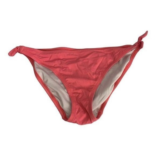 Victorias Secret Coral Bikini Bottoms Medium Nylon/Spandex Side Tie Swimwear | eBay