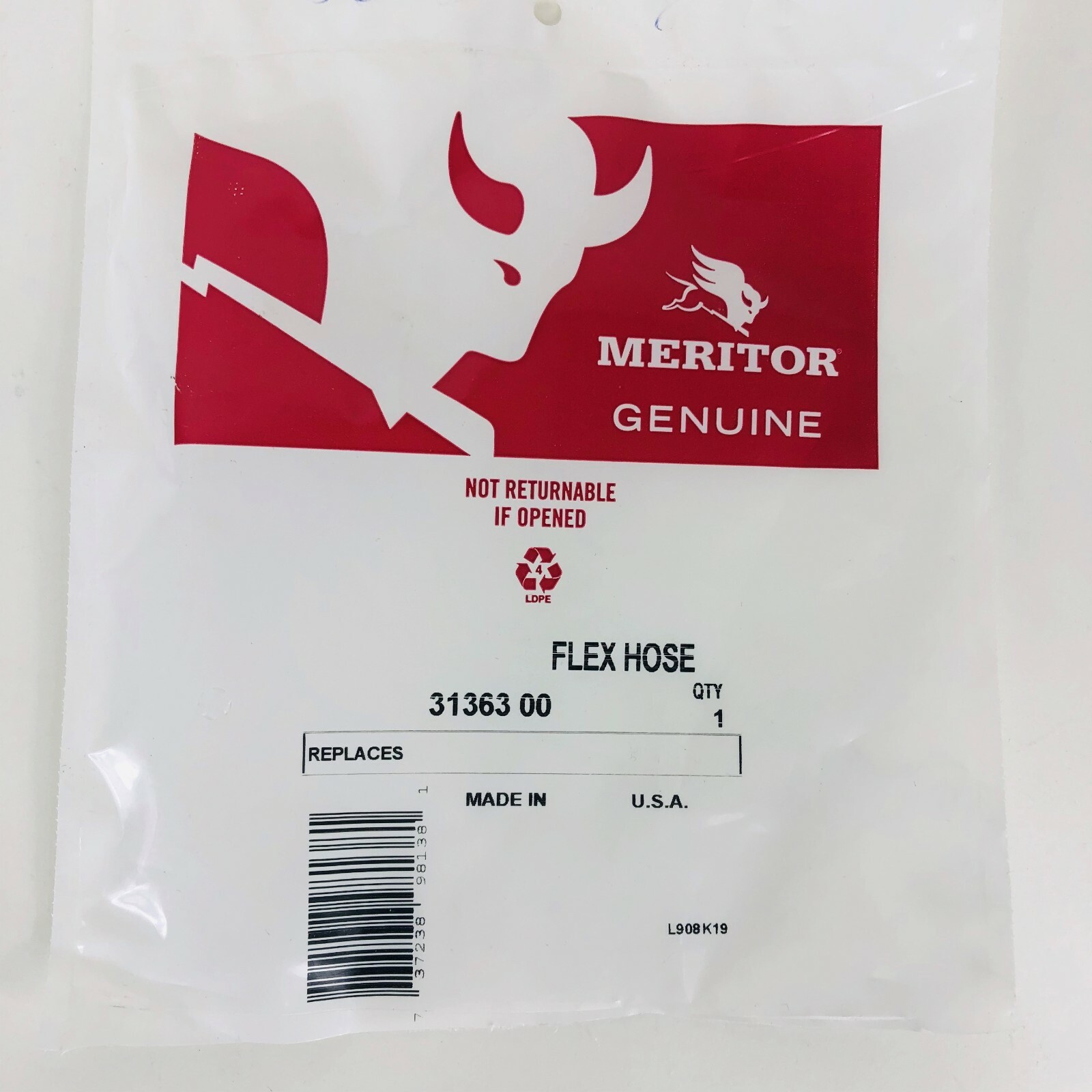 Arvin Meritor 31363-00 Flex Hose PSI OEM Tire Inflation System | 13.5 ...