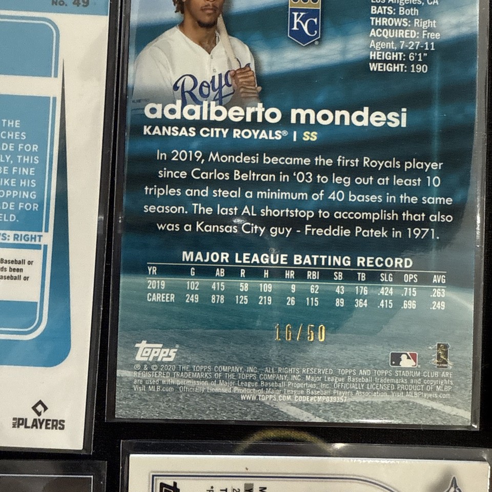 Topps Panini Baseball Serial Numbered/Parallel 19 Card Lot Rookies ...