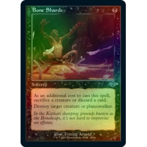 Foil Bone Shards (retro Frame) X4 M/NM Magic MTG Modern Horizons 2 | eBay