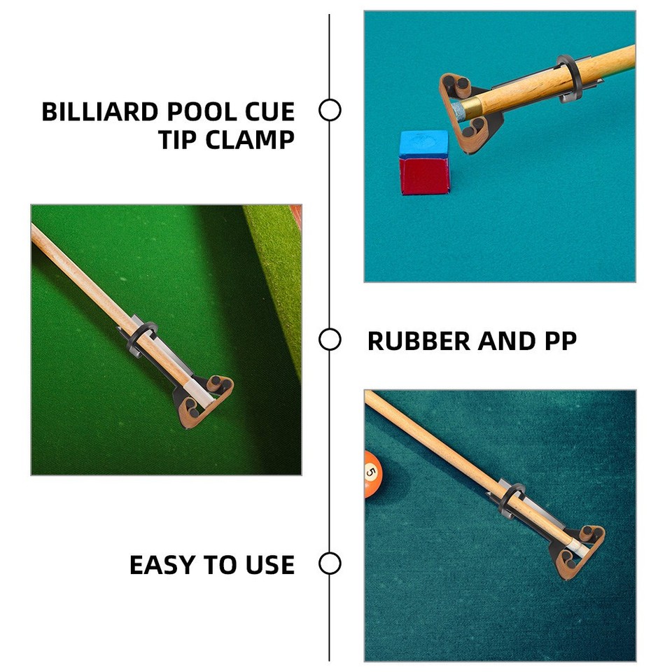 2Pcs Billiard Cue Tip Fixator Plastic Burnisher File Repair Tool Cue ...