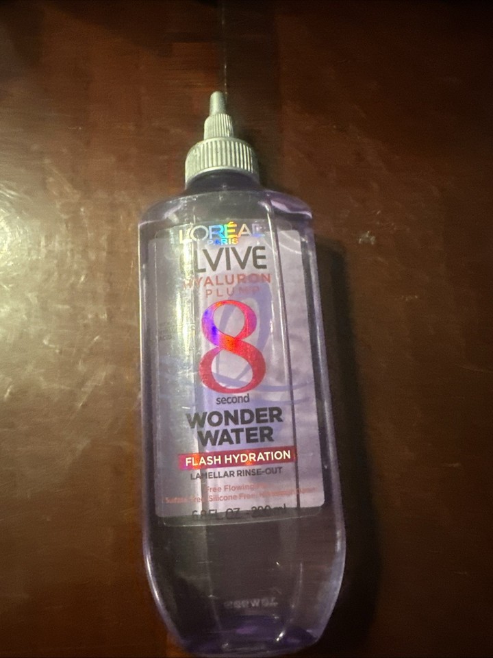 L'Oreal Paris Elvive Hyaluron Plump Flash Hydration Wonder Water, 6.8 ...