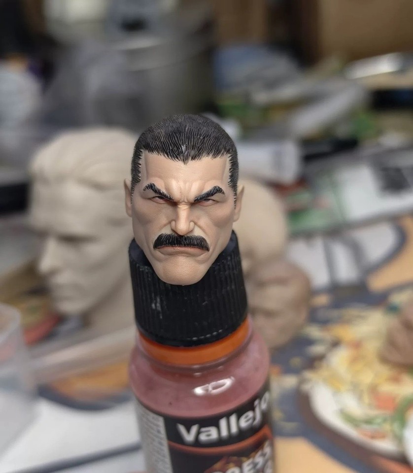 1/12 Painted Thragg King Comics Head Carving Fit 6'' ML Action Figure ...
