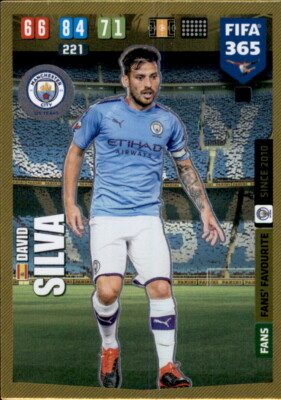 Panini Fifa 365 2020 Karten Cards 47 - David Silva - Fans Favourite ...
