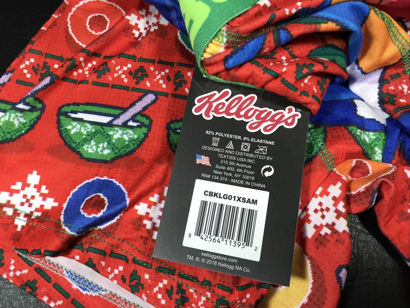 Mens CRAZY BOXER Kelloggs Fruit Loops Cereal Holiday M Medium Underwear ...