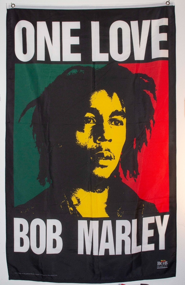 Bob Marley Syngende Plakat