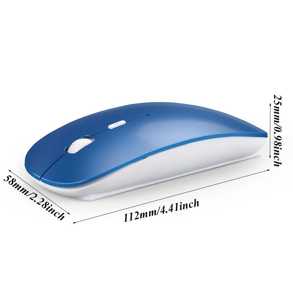 Super Slim Mice Computer Mice 2.4G Receiver USB Optical Mouse Wireless ...