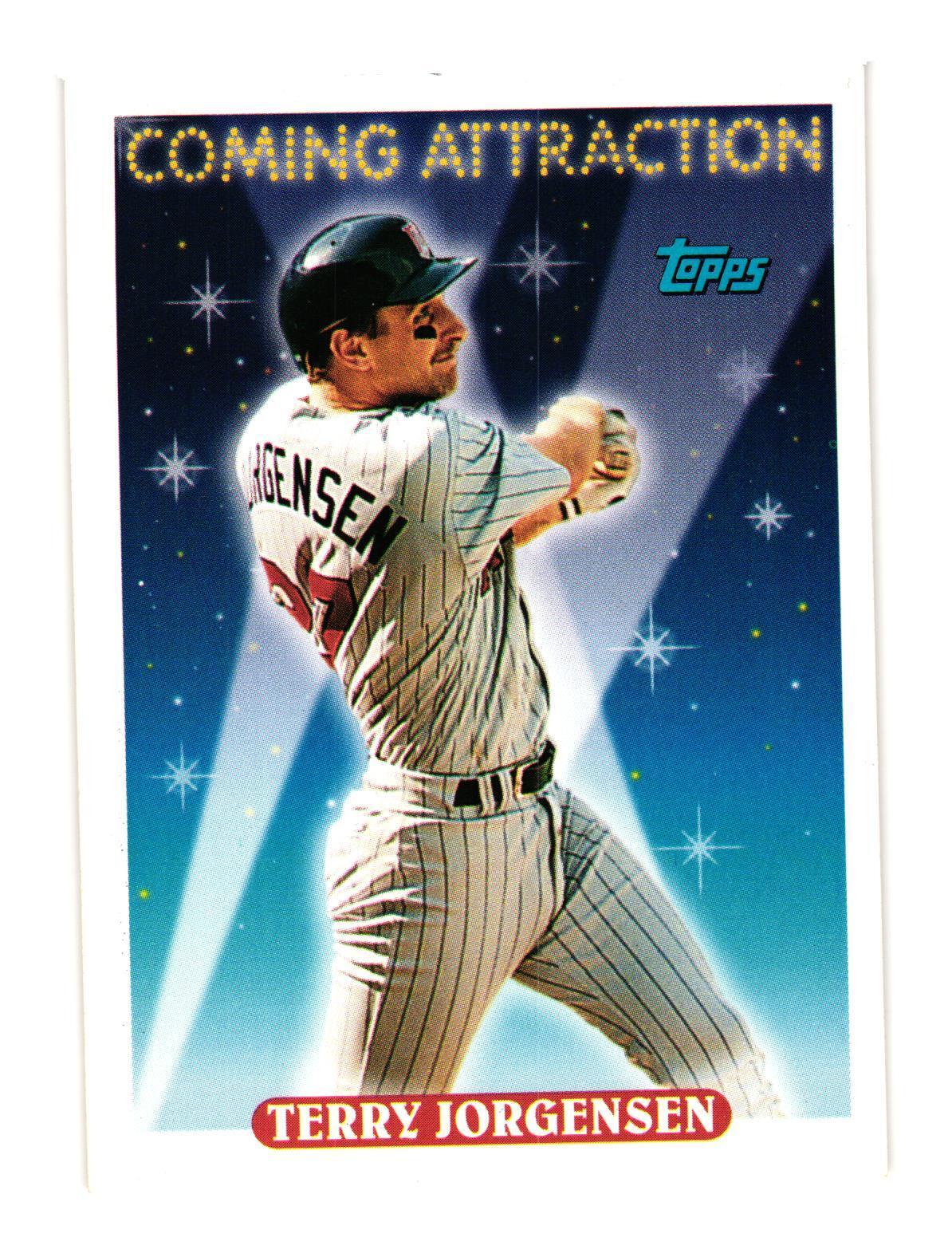 1993 Topps #805 Terry Jorgensen Minnesota Twins | eBay