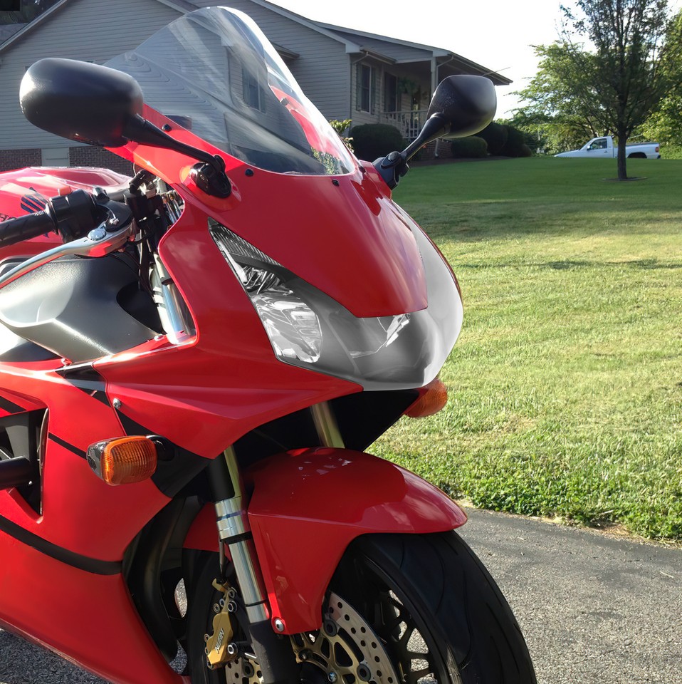 Headlight Lamp & Upper Fairing Stay Brackets For Honda CBR954RR CBR ...