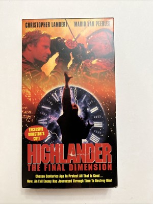 Highlander Final Dimension VHS 786936361933 | eBay