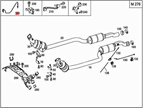 Genuine MERCEDES A207 C204 C207 C218 R231 S204 S212 Lambda sensor ...