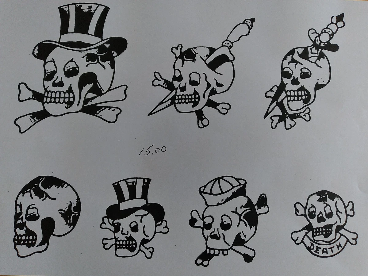 Traditional Skull Flash