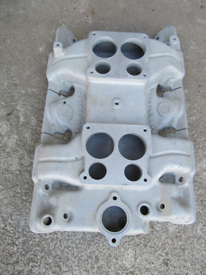 NOS OFFENHAUSER 5604 PONTIAC INTAKE MANIFOLD Dual Quad Q-Jet 1955-1964 ...