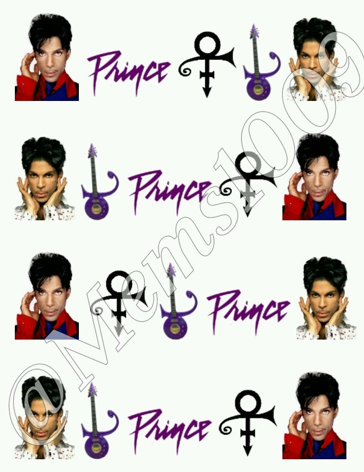 Prince Nail Art (water decals) Prince Nail decals. Free Shipping! | eBay
