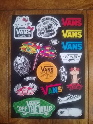 Vans Off The Wall Sticker Sheet | eBay UK