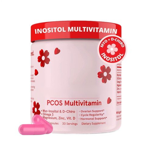Inositol Multivitamin Capsules w/ Omega-3 - Peach Perfect | eBay