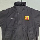 Men's Large Turning Point Black Midweight Jacket Personalized 'Canada ...