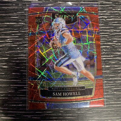 2022 Select Draft Picks Sam Howell Red Laser Rookie Card Concourse ...