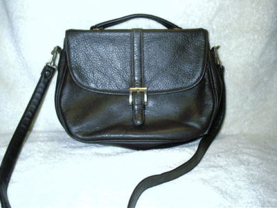 Vintage Bridgetown Collection Brown Leather Handbag Crossbody | eBay