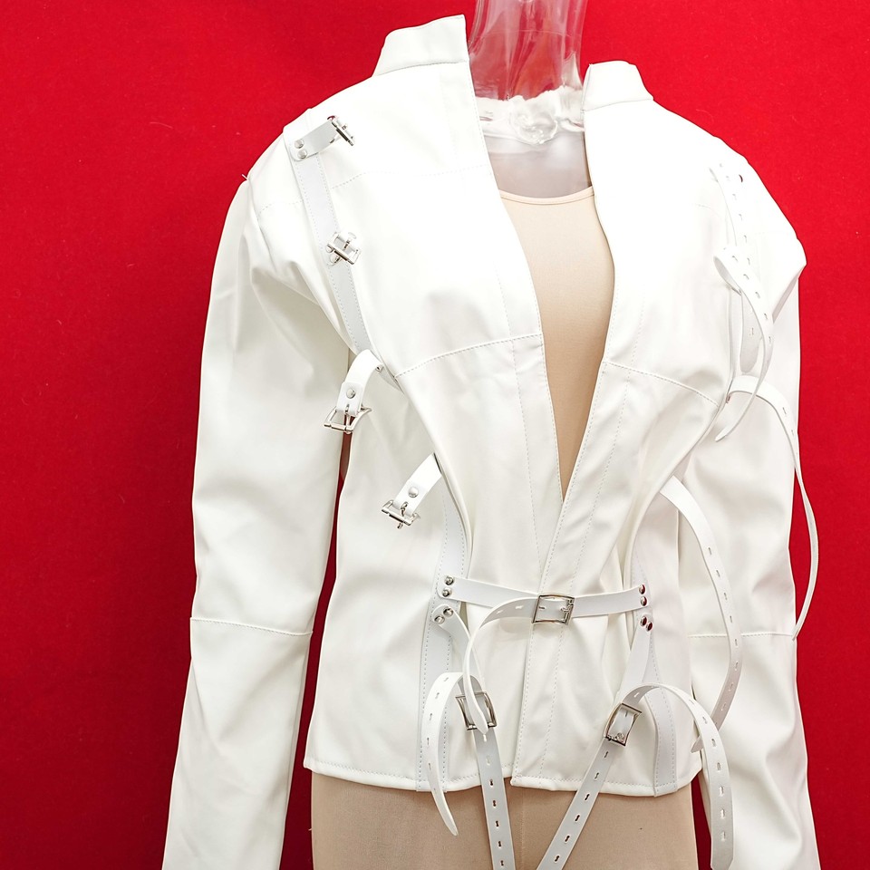 Asylum Straight Jacket Bondage Body Harness Armbinder Straightjacket ...