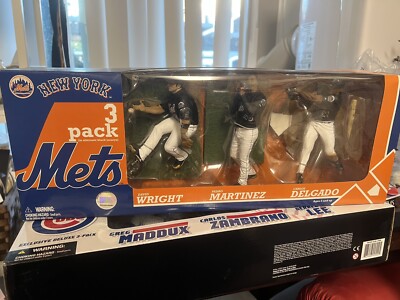 McFarlane Toys MLB New York Mets 3 Pack - Wright Martinez Delgado | eBay