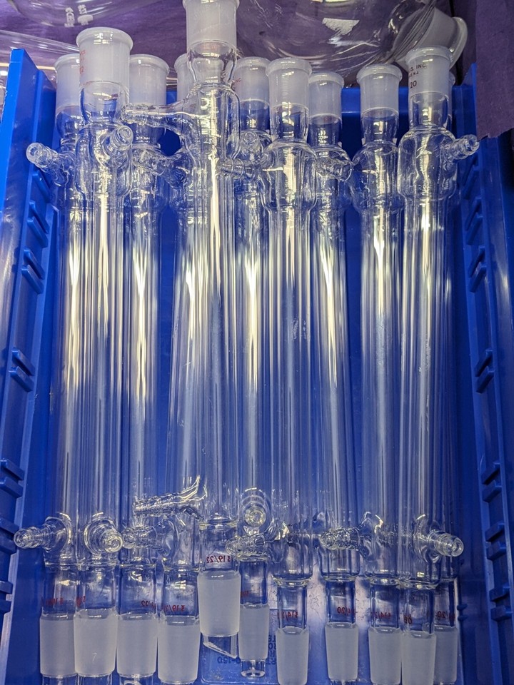 ACE 14/20 Liebig Condenser Pyrex Lab Glass Distillation Chemistry 9261 ...