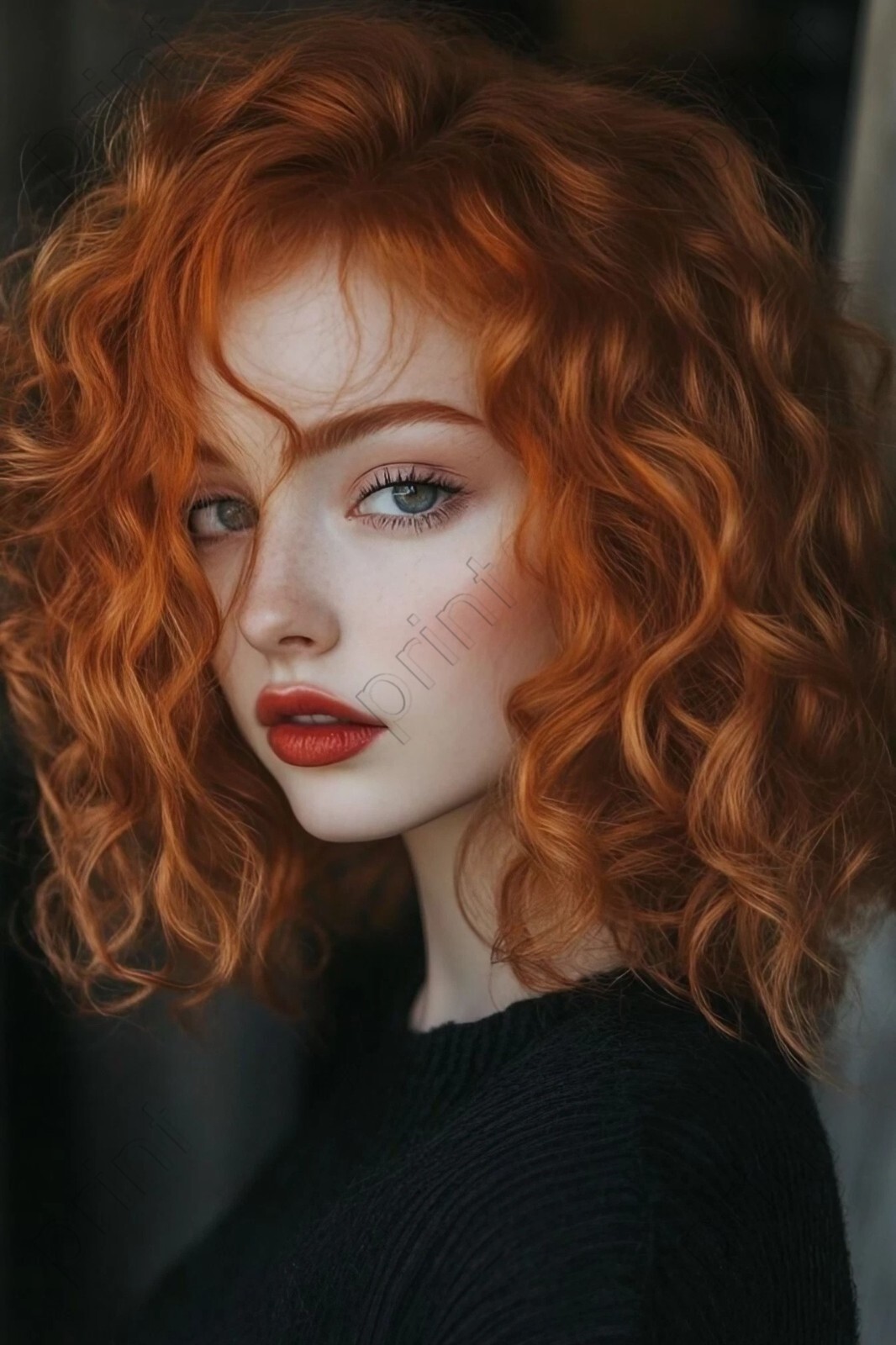 Redhead Girl Model Photo Risque 4x6 Art Print A12367 | eBay