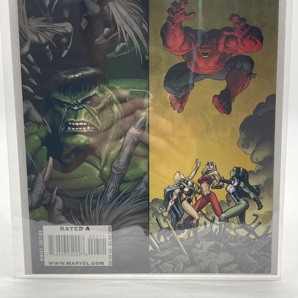 Marvel Comics HULK #7 RED HULK JEFF LOEB ED MCGUINNESS December 2008 | eBay