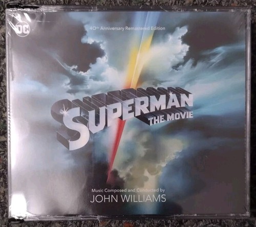 Superman The Movie 40th Anniversary Soundtrack (CD, 2020) New w/Cracked ...
