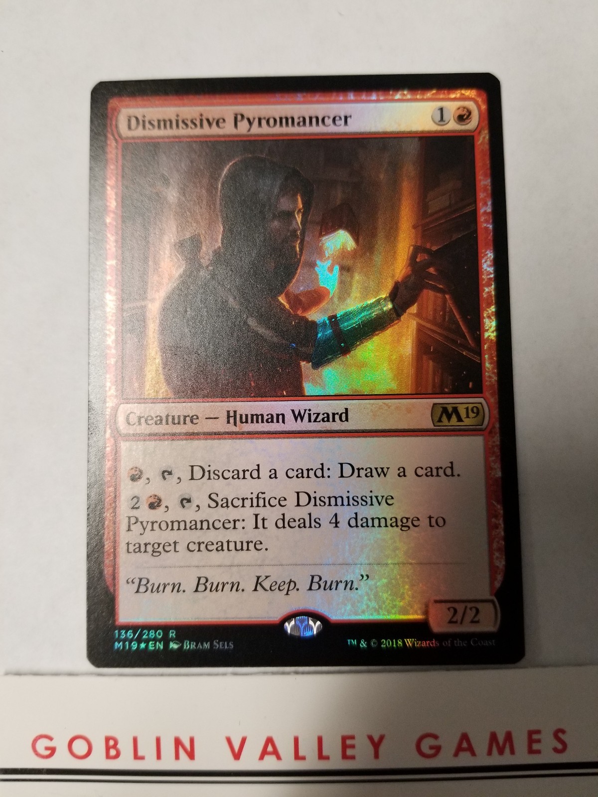 MTG M19 1x Dismissive Pyromancer NM/EX | eBay