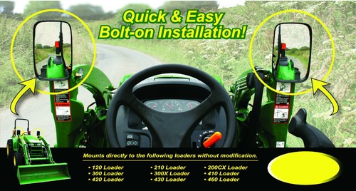 John Deere and New Holland Boomer/Loader/Tractor Mirror Kit | eBay
