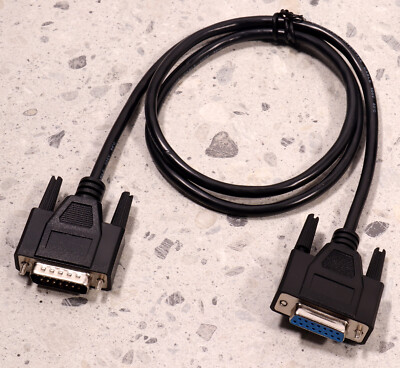 QUADLINK Male - Female 15 pin connecting cable QUAD 77 99 707 909 NEW 1 ...