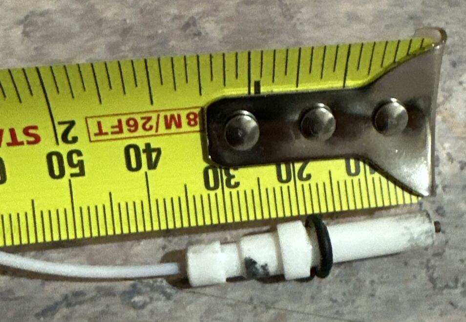 Miele Gas Cooktop KM 2054 - Left Back Burner Spark Ignitor Candle (BX ...