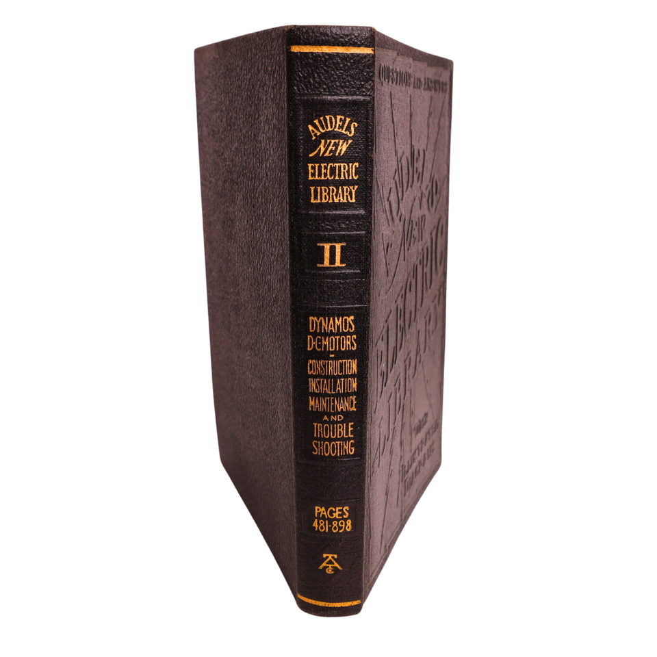Audels New Electric Library With Illustrated Diagrams Vol. II Soft ...