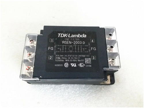 1pcs TDK-Lambda EMC Power Filter RSEN-2003D 3A 250V Single Phase Rail ...