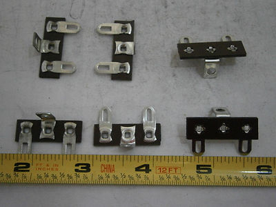 HH Smith 863 Terminal Strip Two Contact Male Panel Mount Lot of 6 #3735 ...