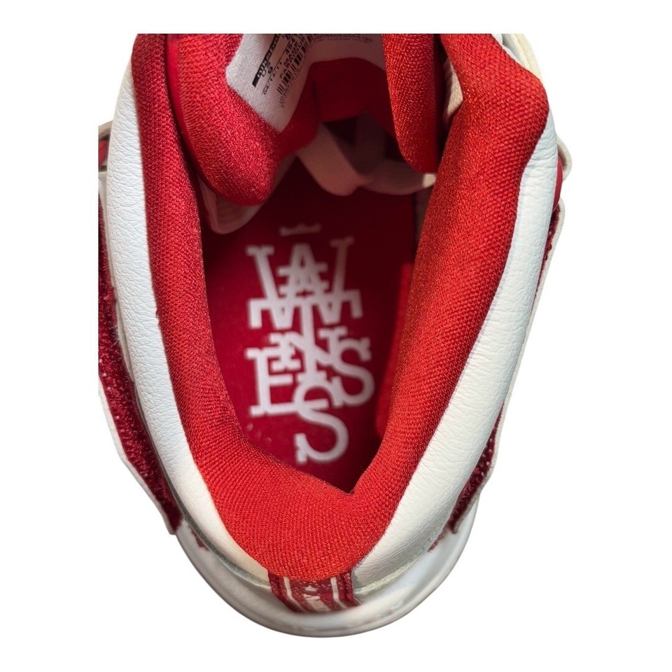 Nike Air Max Soldier V Lebron James Basketball Shoes White Red Men Size ...