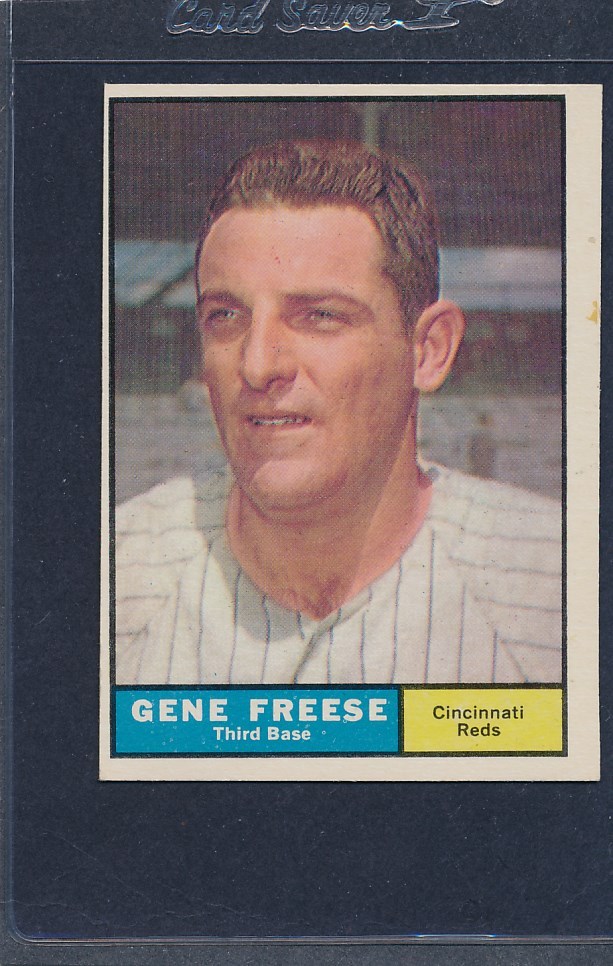 1961 Topps #175 Gene Freese Reds EX 61T175-22216-3 | eBay