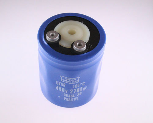 2700uF 450V DC Large Can Toroidal Electrolytic Capacitor 105C 2700mfd ...