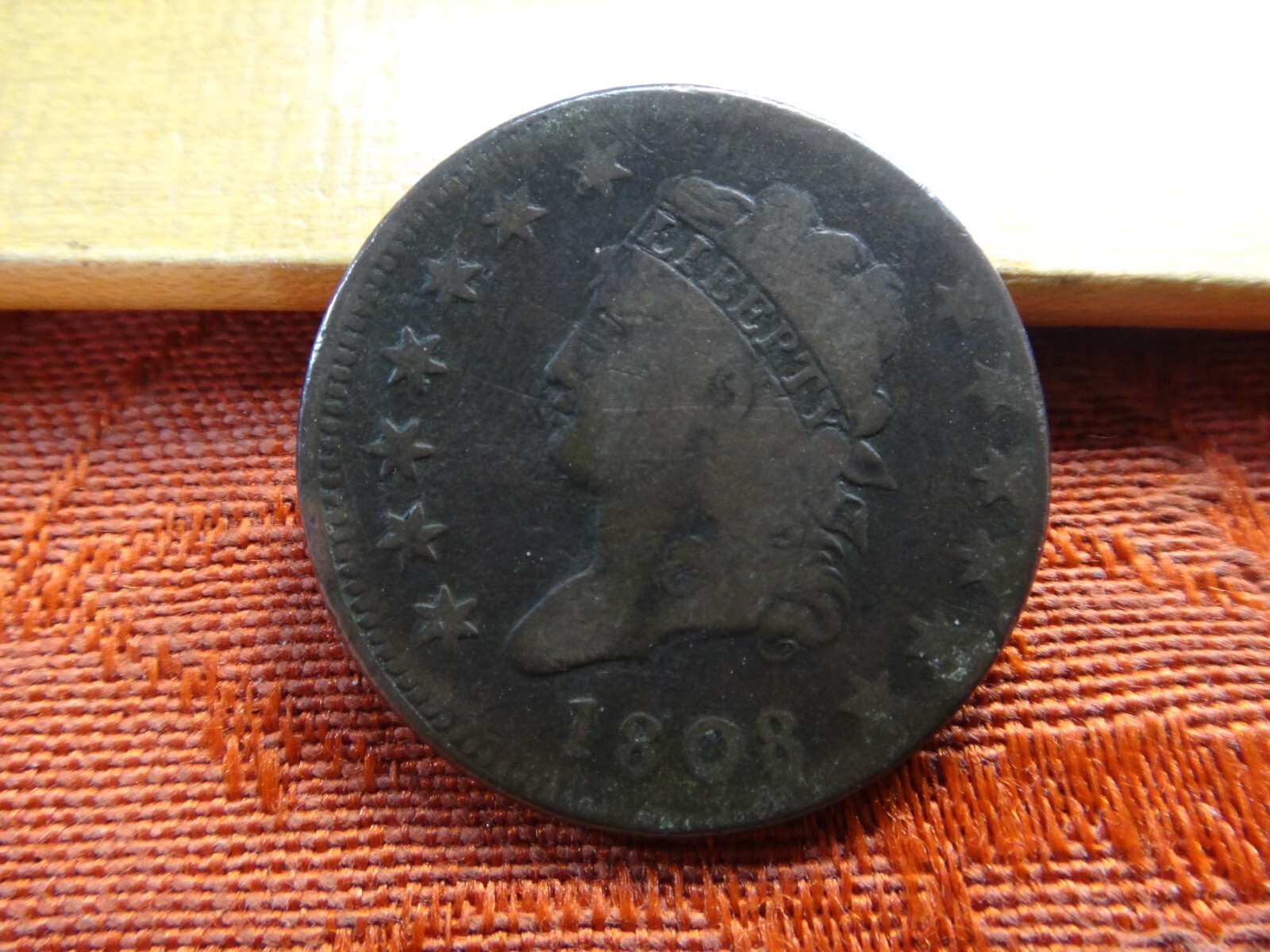 1808 United States Classic Head Large Cent 1c Copper Coin - Free S&H ...