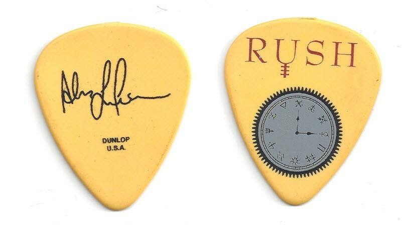 RUSH ALEX LIFESON GUITAR PICK '11 Time Machine Tour Rare Concert Stage ...