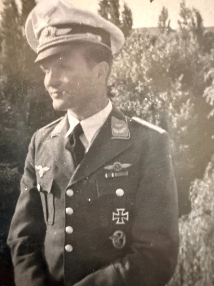 WWII German Luftwaffe Pilot Original Photo 1942 Berlin Iron Cross Pilot ...