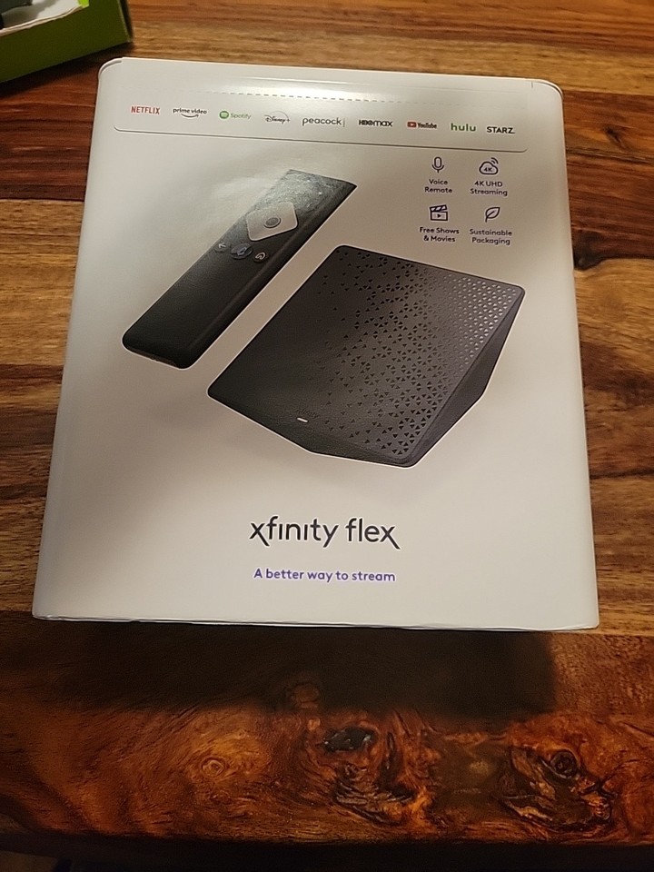 Xfinity Flex 4K Streaming TV Box with Voice Remote Control - New Sealed ...