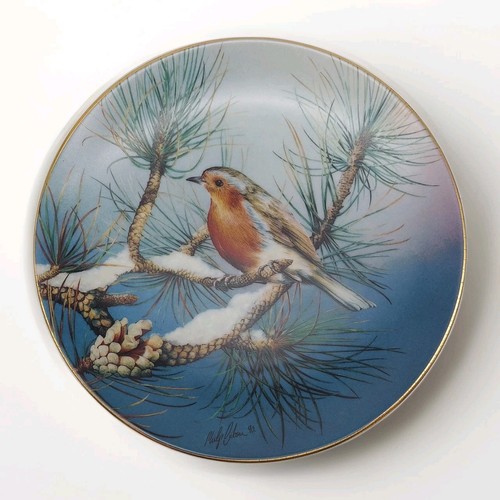Hamilton Collection Robin Plate From Colourful Birds of Britains ...