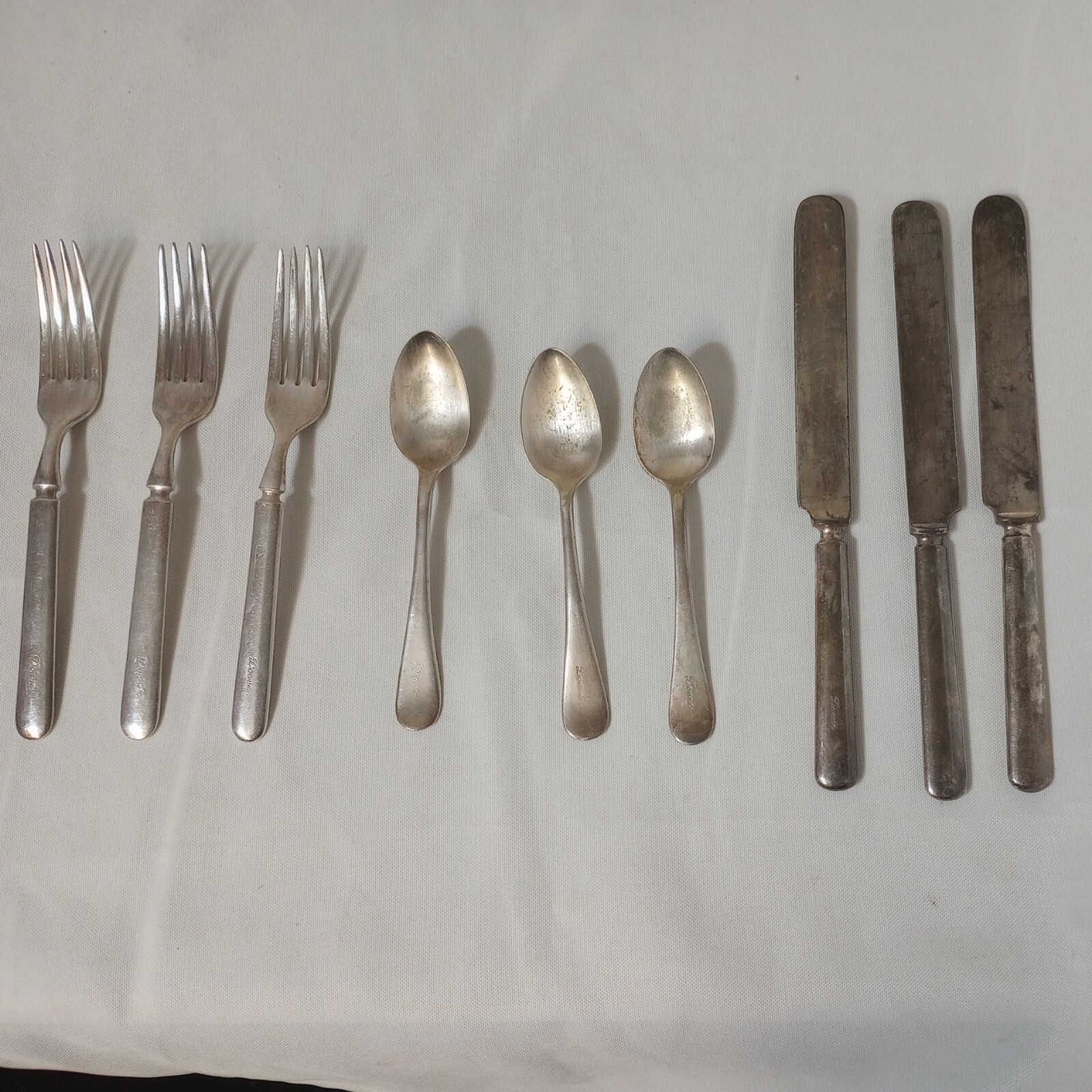 Wallingford Co. Silverware Set of 9 | eBay